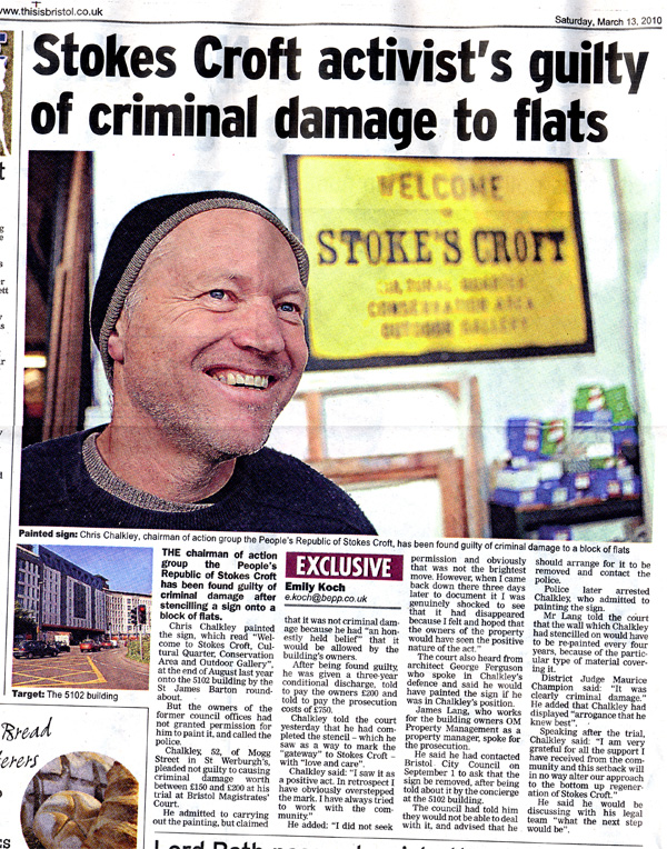 Chris Chalkley Found Guilty of Criminal Damage: Ordered to Pay £200 ...