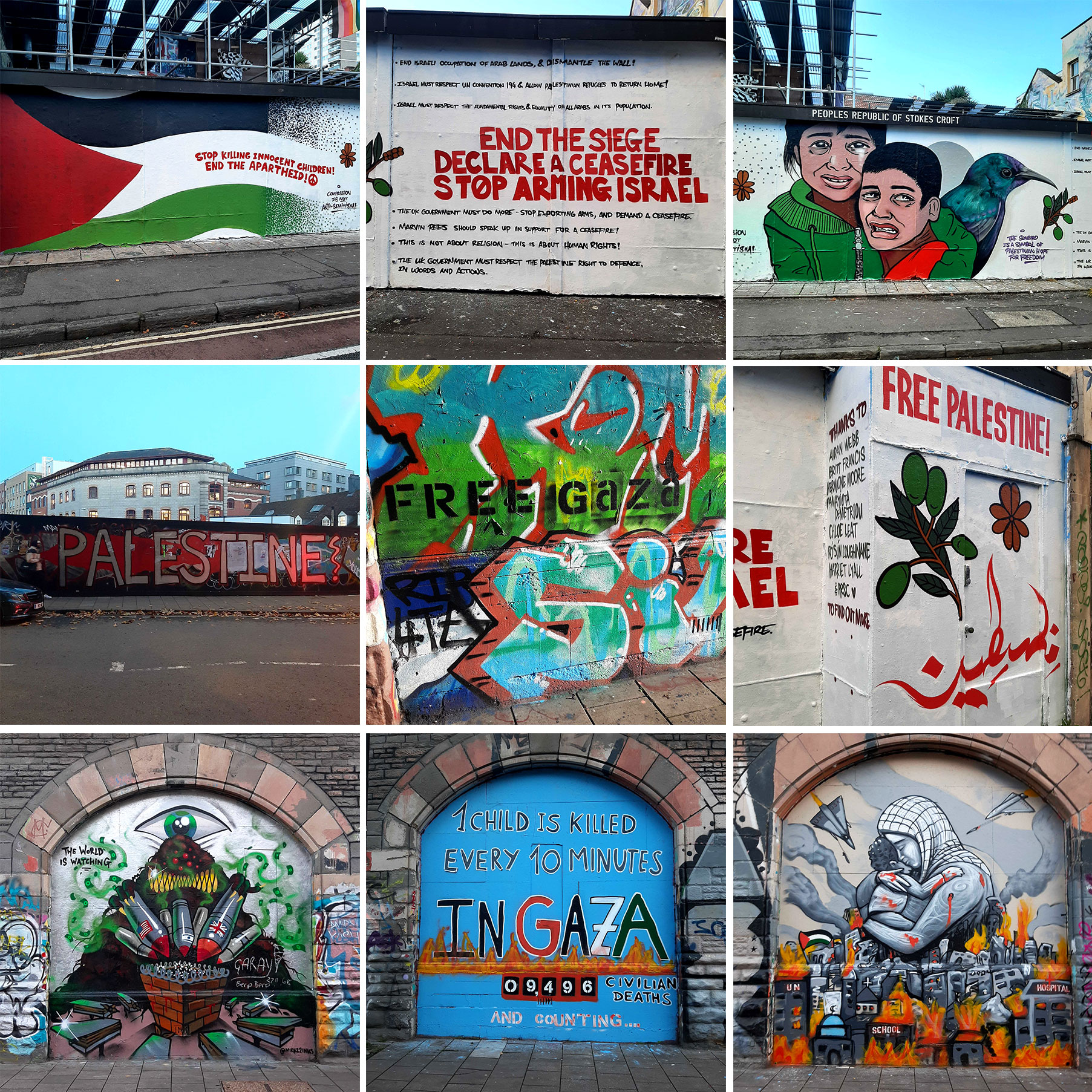 Stokes Croft stands with Palestine: Weekly News from PRSC - PEOPLES ...
